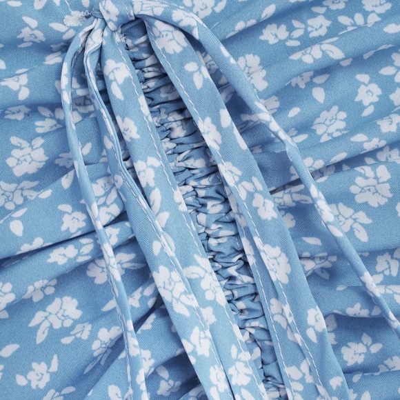 Cider | Skirts | Ditsy Floral Drawstring Midi Skirt By Cider | Poshmark